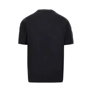 Burberry T-hirt Con Profili Check - Black