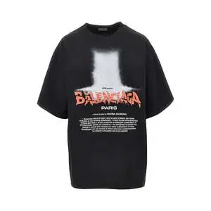 Balenciaga The Door Oversize' Jersey T-shirt
