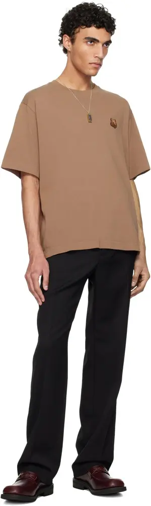 Maison Kitsuné Bold Fox Head Patch Crewneck T-shirt