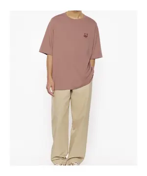 Maison Kitsuné Bold Fox Head Patch Crewneck T-shirt