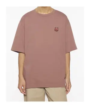 Maison Kitsuné Bold Fox Head Patch Crewneck T-shirt