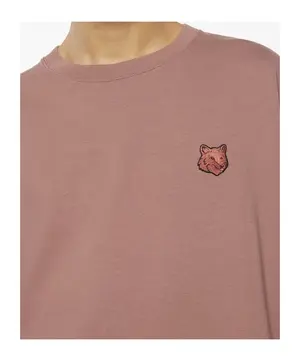 Maison Kitsuné Bold Fox Head Patch Crewneck T-shirt