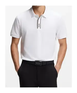 Hugo Boss Stripe-detail Polo Shirt