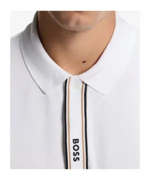 Hugo Boss Stripe-detail Polo Shirt