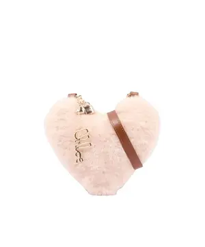 Chloé Heart-shaped Faux-shearling Shoulder Bag