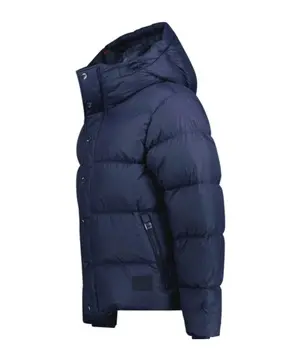Burberry Hooded Down Jacket With Snap Fastening