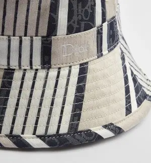 Dior Dioriviera Oblique Sun Stripes Bucket Hat
