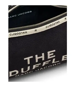Marc Jacobs Jacquard Zipped Duffle Bag - Black
