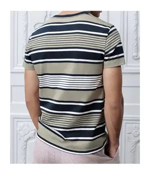 Dior Dioriviera Striped T-shirt, Relaxed Fit - Black