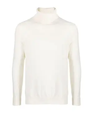 BALLANTYNE Turtleneck Long-sleeved Jumper - Whitebutter