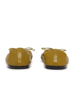 THE ROW Awar Flat Ballet - Yellow