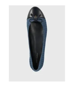 Tory Burch Cap-toe Quilted Ballet Flats