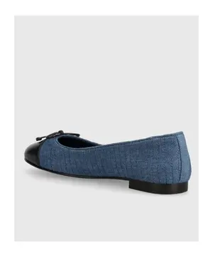 Tory Burch Cap-toe Quilted Ballet Flats
