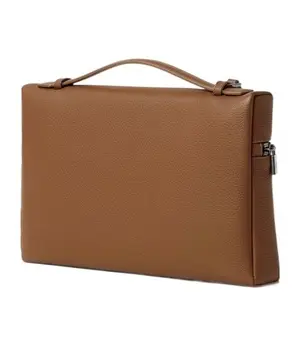 Loro Piana Pouch - Hickory/agate