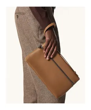 Loro Piana Pouch - Hickory/agate