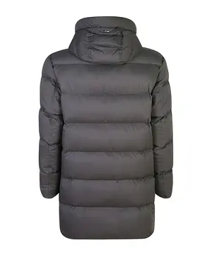 Herno High-neck Hooded Drawstring Puffer Coat