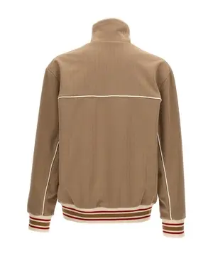 GOLDEN GOOSE Max Zipped Track Sweatshirt - Beige