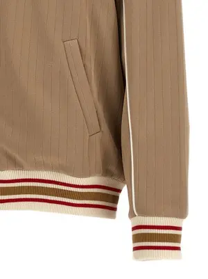 GOLDEN GOOSE Max Zipped Track Sweatshirt - Beige