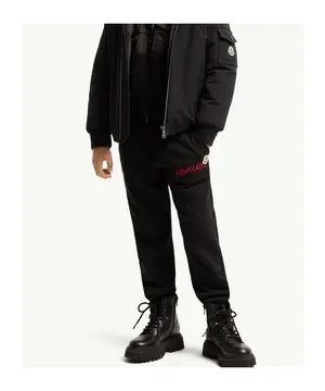 Moncler Embroidered Logo Cotton Sweatpants