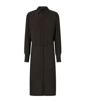 Pinko Belted Midi Shirt Dress