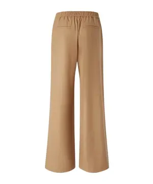 Pinko Pleated Elastic-waist Wide-leg Trousers
