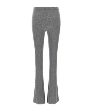 Pinko Ibiza Flared Ribbed Knit Pants