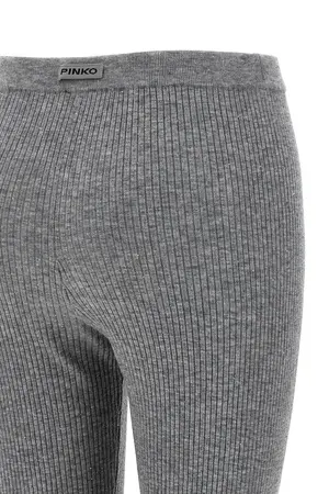 Pinko Ibiza Flared Ribbed Knit Pants