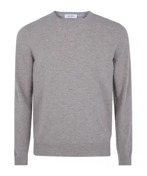 GRAN SASSO Crew Neck Sweater - Sand