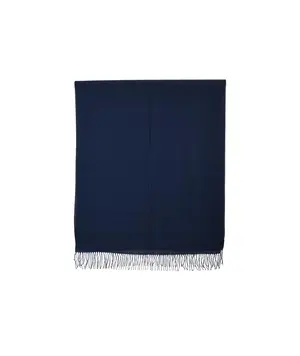 Emporio Armani Logo-printed Fringed Scarf