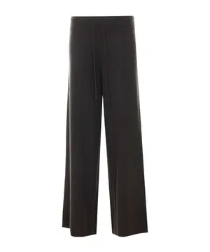 LISA YANG Sofi Drawstring Wide Leg Knitted Trousers - Dfe