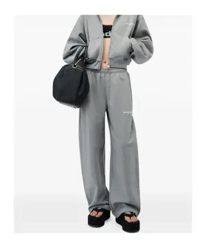 Alexander Wang Mid-rise Relaxed Sweatpant W/ Logo Print