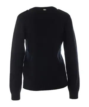 Liu Jo Button-shoulder Knit Sweater