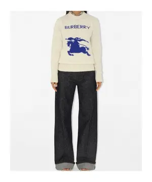 Burberry Equestrian Knight Crewneck Knitted Jumper