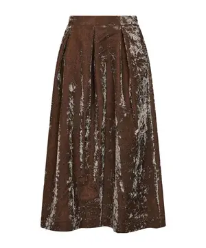 UMA WANG Pleated Skirt - Black