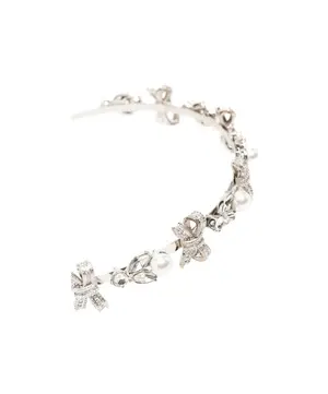 SELF-PORTRAIT Crystal-embellished Headband