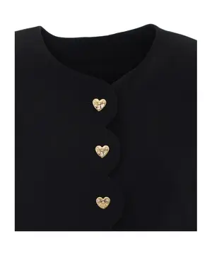 TWINSET Heart Button Casual Jacket