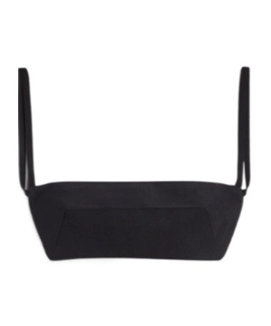 JIL SANDER Silk Faille Cropped Top