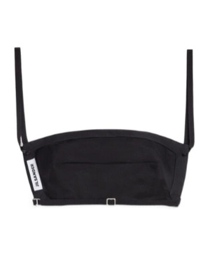 JIL SANDER Silk Faille Cropped Top