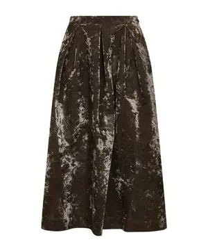 UMA WANG Pleated Skirt - Black