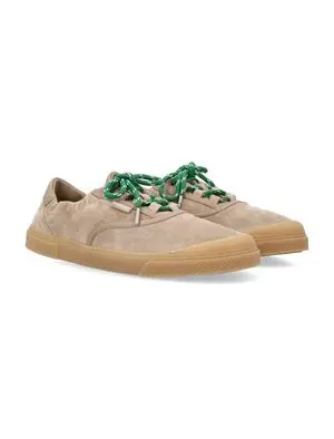 Moncler Lace-up Low-top Casual Sneakers - Nude