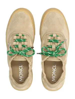 Moncler Lace-up Low-top Casual Sneakers - Nude