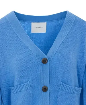 LISA YANG Long-sleeve Button-front Cardigan