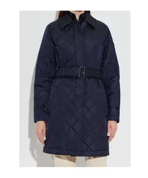 Burberry Darliston Quilted Coat With Belt
