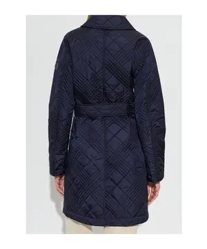 Burberry Darliston Quilted Coat With Belt