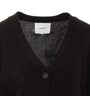 LISA YANG Long-sleeve Button-front Cardigan