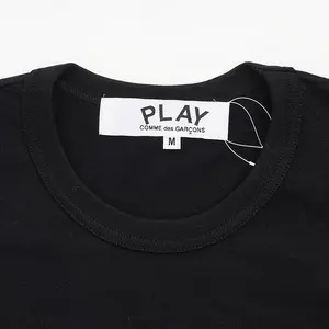 Play Comme Des Garcon Embroidered Logo T-shirt