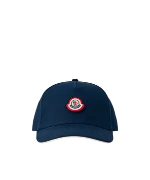 Moncler Embroidered Logo Baseball Cap - Blue