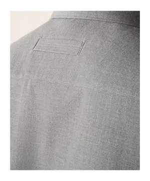 Zegna Grey Mélange Cashco Shirt - Gray Blend