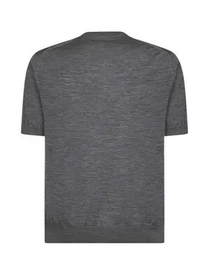 Prada Short Sleeve Crew Neck Knit Top