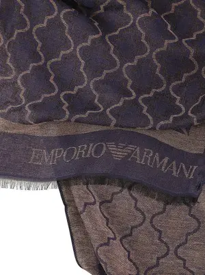 Emporio Armani Geometric Pattern Scarf